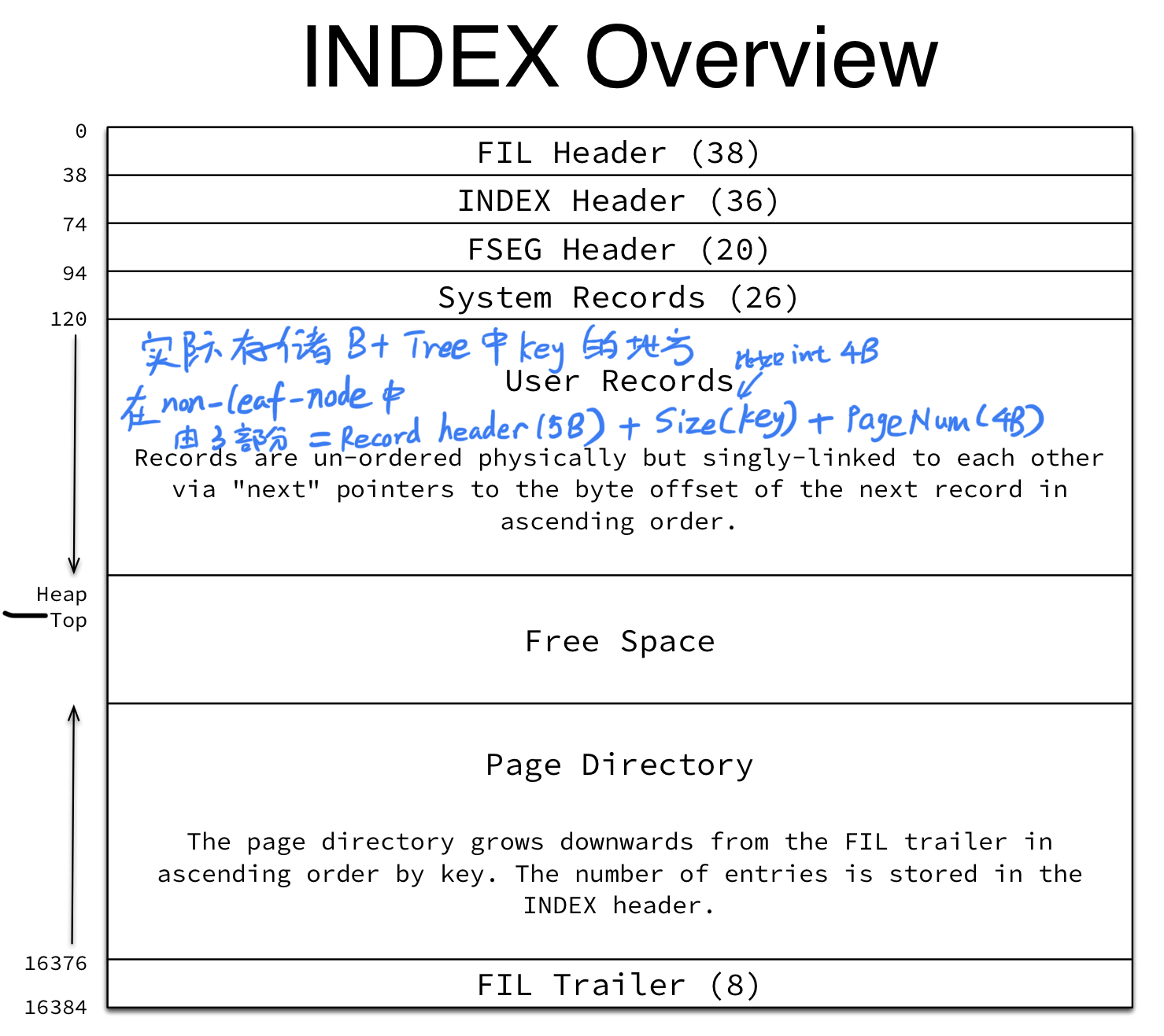Innodb 索引是几叉树 Giraffe Tree 的博客 Giraffe Tree Blog